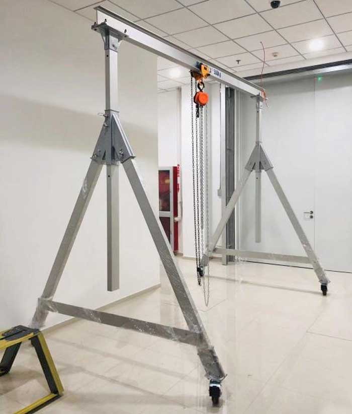 150kg- 4.5 Ton Lightweight Portable Aluminium Gantry Crane - Overhead ...